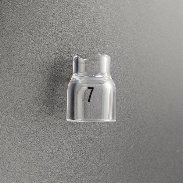 Quality UPPERWELD 13NQ10-6 7 8 Clear Glass Nozzle Perfect for Professional Tig Welding for sale