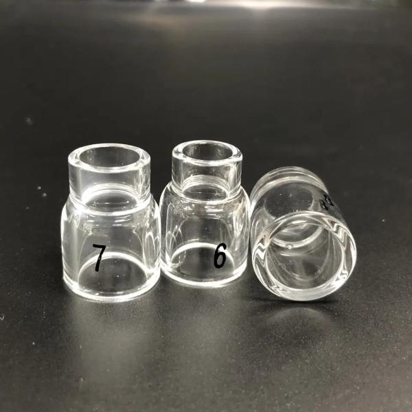 Quality UPPERWELD 13NQ10-6 7 8 Clear Glass Nozzle Perfect for Professional Tig Welding for sale