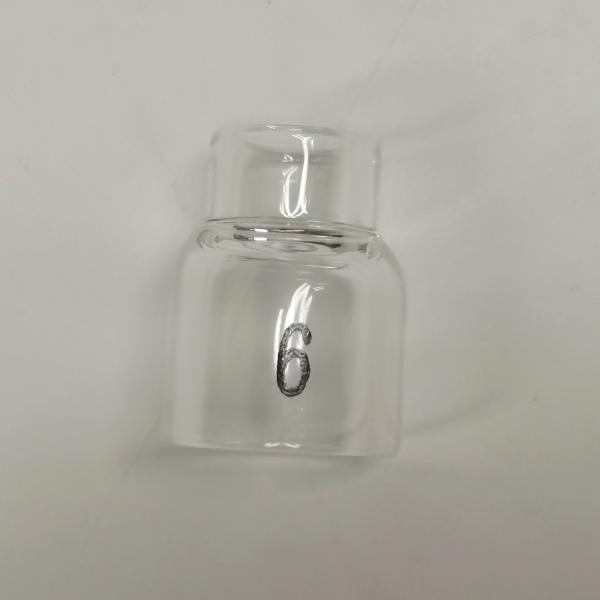 Quality UPPERWELD 53NQ60-6 Clear Glass Nozzle for Tig Welding Torch Customized Support OEM for sale