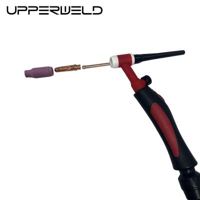 China Tipo de gás de soldadura profissional Tig UPPERWELD WP17FV TIG Tocha de soldadura Tocha completa à venda