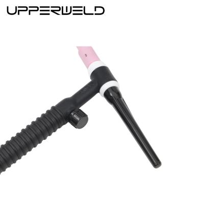 China Suporte OBM UPPERWELD WP17FV TIG Soldagem Tocha 4m cabo integrado para profissional à venda