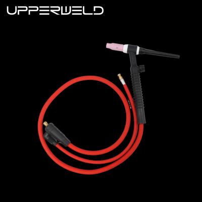 China Suporte OBM UPPERWELD WP17FV TIG Soldagem Tocha 4m cabo integrado para profissional à venda