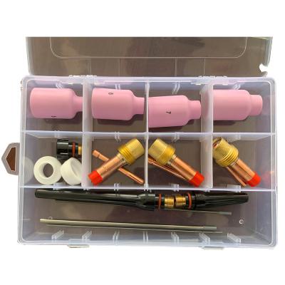 中国 溶接タッチ ガスレンズ クイージ 収集 陶器用ノズルキット 溶接用品用 販売のため