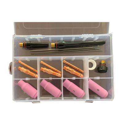 中国 溶接タッチ ガスレンズ クイージ 収集 陶器用ノズルキット 溶接用品用 販売のため