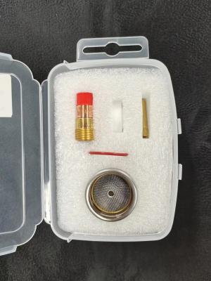 Cina Disegno leggero UPPERWELD WP17/18/26 54NQCN 16 Clear Glass Cup Nozzle Kit 2.4 per saldatura TIG in vendita
