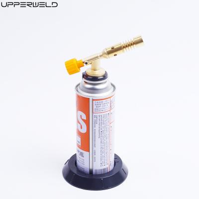 Cina BBQ Blowtorch Butano Gas Saldatura Torcia Pistola di Fiamma Testa Torcia in ottone con supporto OEM in vendita