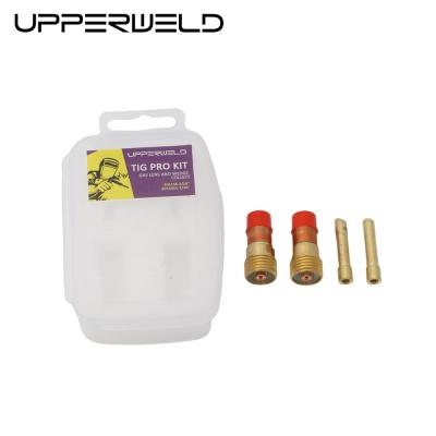 China Lente de gás 4GL116 de soldadura superior em ouro e kit de colar de cunha 4C116GS para tocha de soldagem WP17 18 26 à venda