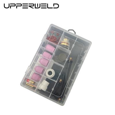 Cina 27PCS TIG accessori di torcia di saldatura per WP-9/20 2.4 mm di diametro ugello ceramico incluso in vendita
