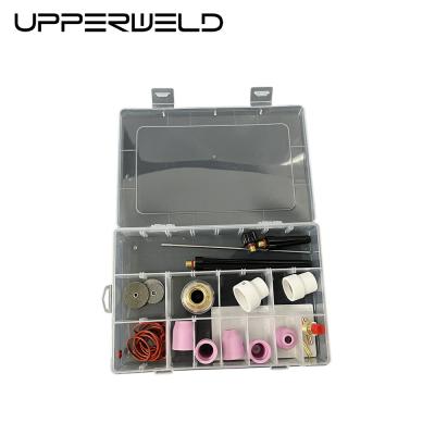 Cina 27PCS TIG accessori di torcia di saldatura per WP-9/20 2.4 mm di diametro ugello ceramico incluso in vendita