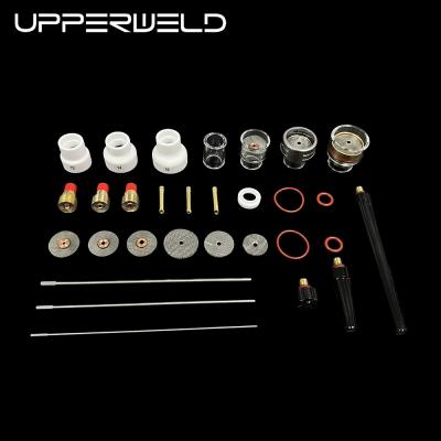 Cina Accessori per torce di saldatura 48PCS Nozzolo trasparente Parti di ricambio inclusi Collet Upperweld in vendita