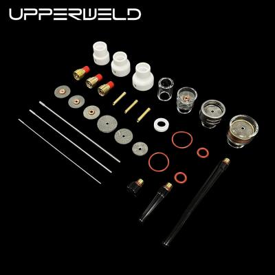 Cina Accessori per torce di saldatura 48PCS Nozzolo trasparente Parti di ricambio inclusi Collet Upperweld in vendita