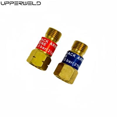 China Versatile zuurstof- en acetyleen flashback-arrestor voor verschillende lastoepassingen Te koop