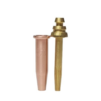 China Lastype Laslampen accessoires 0,08 kg Messing Acetyleen spuitstuk voor las Te koop