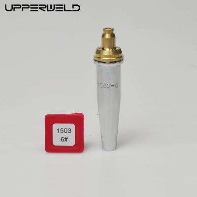 Cina Supporto personalizzato ODM Copper Upper Cutting Nozzle 1503 6 per il taglio della torcia in Brasile in vendita