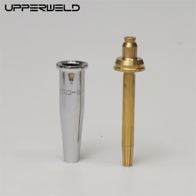 Cina Supporto personalizzato ODM Copper Upper Cutting Nozzle 1503 6 per il taglio della torcia in Brasile in vendita