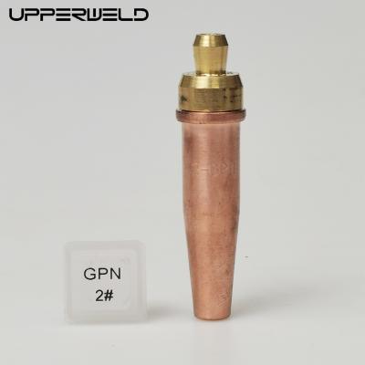 中国 GOLD 上部切断ノズルのヒント GPN 2 切断ノズルのヒント 滑らかな切断のための電圧塗装ノズル 販売のため
