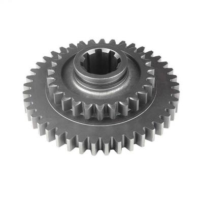 China Custom Casting Double Spur Gear 20 Teeth 45 Steel High Precision Industrial Drive for sale