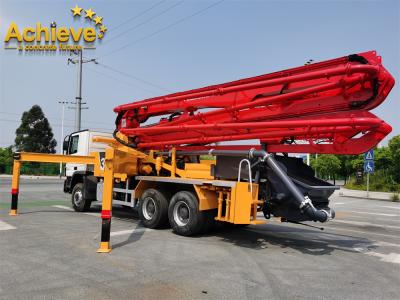 Cina Carro pompa per calcestruzzo con braccio Putzmeister usato M46-5 4141 in vendita