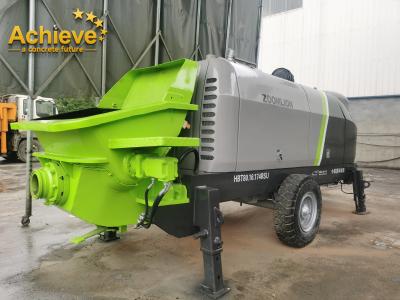 China Used ZOOMLION Concrete Pump HBT80.16.174RSU Concrete Trailer Static Pump for sale