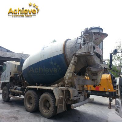 China HINO Chassis Used ZOOMLION Concrete Pump 10JBG-R Concrete Truck Mixer for sale
