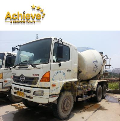 China HINO Chassis Used ZOOMLION Concrete Pump 10JBG-R Concrete Truck Mixer for sale