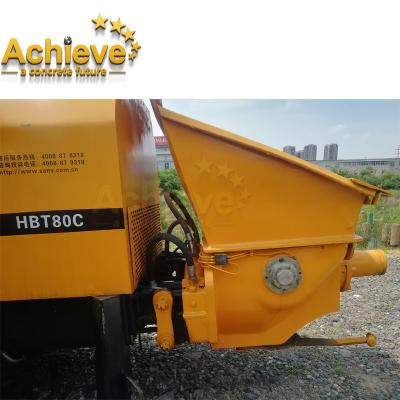 China HBT80C  Sany Concrete Pump Used 7300kg for sale