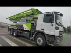 47M используемая тележка конкретного смесителя шасси Benz заграждения конкретного насоса ZOOMLION