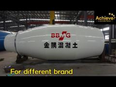 2 Cubic 20 Cubic Concrete Truck Mixer Drum / Cement Mixer Barrel 20m3