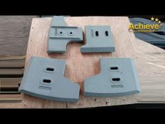 SICOMA BHS Cr22 Machinery Spare Parts Mixer Liner Concrete Mixer Wear Replacement