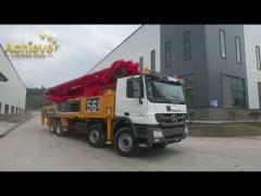 bedrijfsputzmeister M56-5RZ 2023new van concrete pompvrachtwagens hoge prestatiesmachine vrachtwagen-opgezette concrete pomp