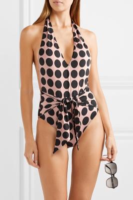 China Tiered Layer Tie a Knot Front Top With Low waist Bikini swimsuit high cut for sale