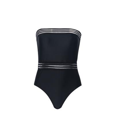 China Tiered Layer Tie a Knot Front Top With Low waist Bikini swimsuit high cut for sale