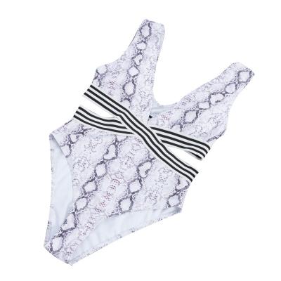 China Tiered Layer Tie a Knot Front Top With Low waist Bikini swimsuit high cut for sale