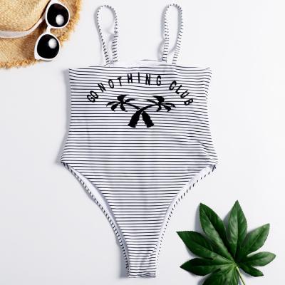 China Tiered Layer Tie a Knot Front Top With Low waist Bikini swimsuit high cut for sale