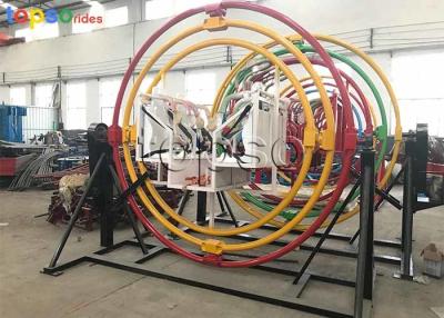 中国 4つの座席人間のジャイロ スコープの乗車の屋外の運動場3Dスペース リングは3つのMの直径に乗ります 販売のため