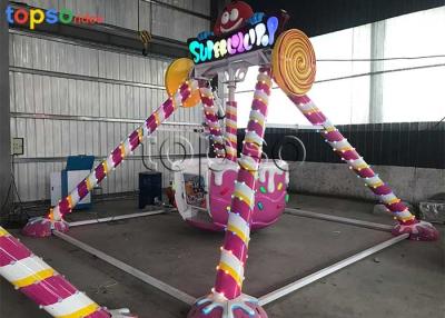 Cina Giri d'acciaio del parco dei bambini della vetroresina 5 giri eccellenti dell'oscillazione del centro commerciale di giri della lecca-lecca di Seat in vendita