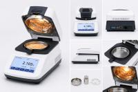 China 0.001g Readability Halogen Moisture Heating Analysis Industrial Moisture Analyzer for sale