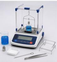 China 600g 0.01g Electronic Specific Gravity Meter Plastic Rubber Testing Digital Densimeter for sale