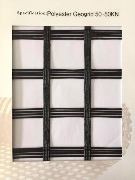 Black Ground Stabilisation Mesh Fiberglass Geogrid for Cement Pavement
