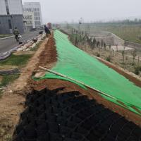 China Wall Retaining Plastic Geocell For Slope Protection Cellular Confinement System for sale