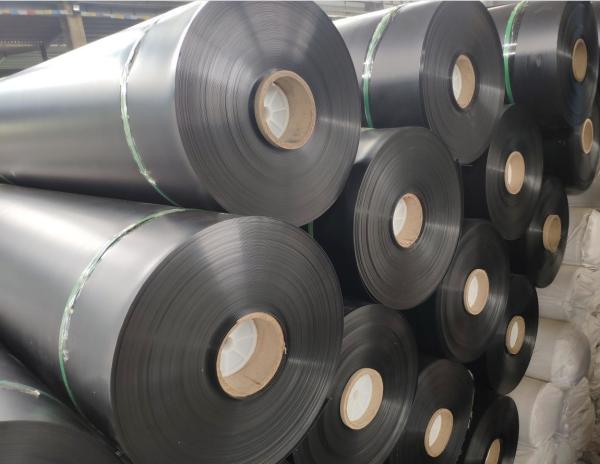 Black Anti Aging EPDM PVC Geomembrane Liner 1mm Fish Pond Liner