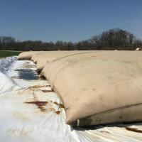 China Customized Width Geotextile Dewatering Tubes Ultimate Solution For Dewatering Needs for sale