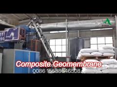 Steife zusammengesetzte Geomembrane Antisickerungs-undurchlässiges glattstrukturiertes HDPE-LDPE