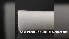 Acid Resistant Geotextile for Industrial Waste Drainage
