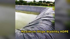 Double Sided Textured HDPE Geomembrane for Steep Slopes