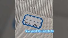 Stop Asphalt Cracks with 250gsm Warp Knitted Geotextile