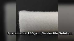 Eco Friendly 180gsm Non Woven Geotextile for Green Projects