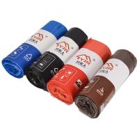 China Custom Plastic Bag Packaging for Household Drawstring Garbage Bag 450x500mm HDPE for sale