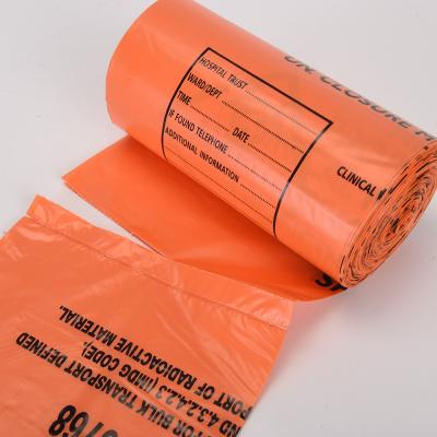 Cina Comodo smaltimento ospedaliero Medical Biohazard Sacchetti di rifiuti di plastica in vendita
