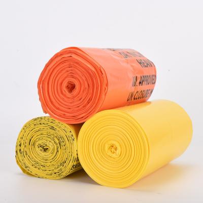 Cina Certificato OK compost Ospedale Clinica Biohazard Disposable HDPE Medical Waste Bag in vendita